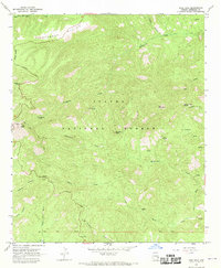 1967 Map of Rose Peak, Greenlee County, AZ — High-Res | Pastmaps